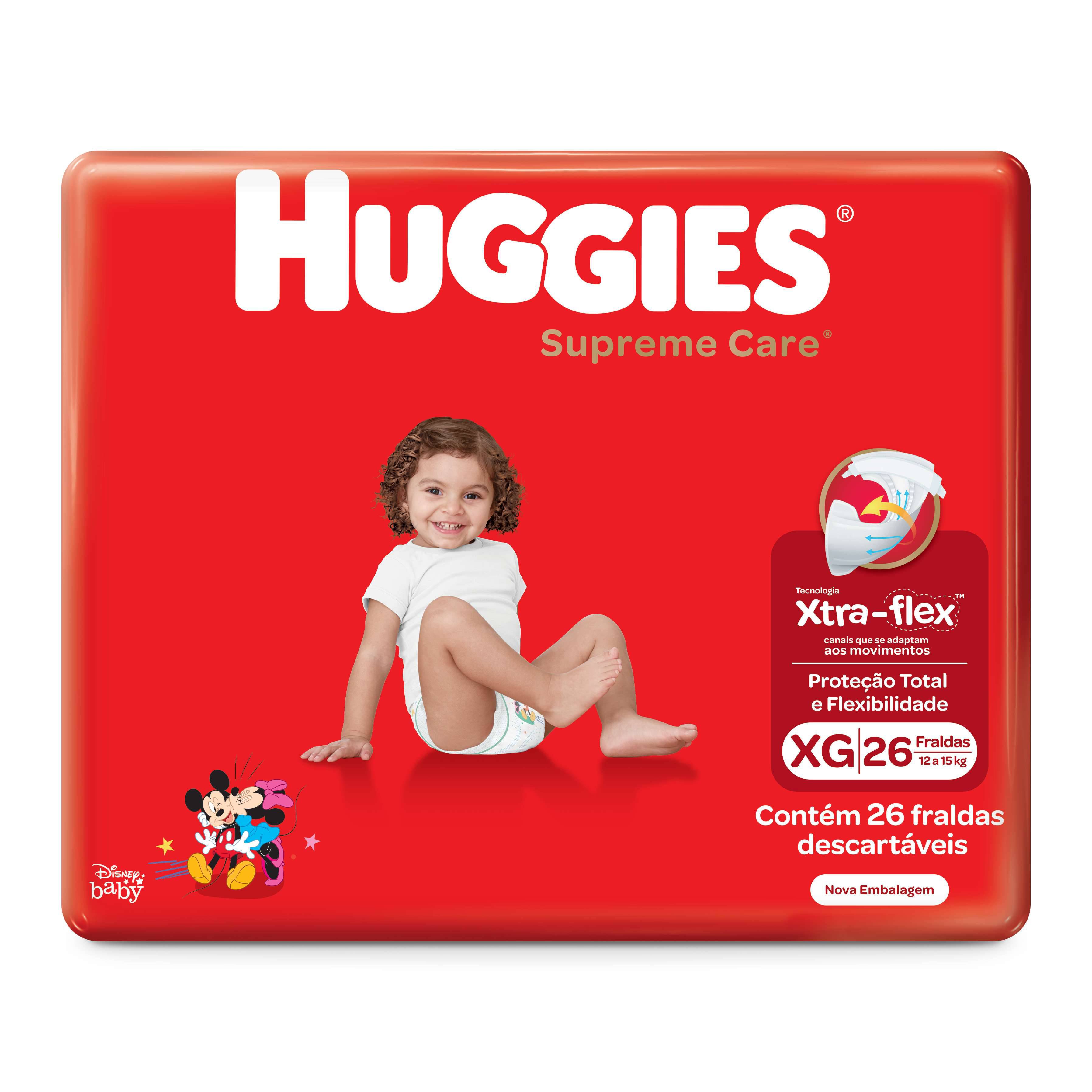 Maxxi Econômica || Produto: Fralda Huggies Supreme Care Mega XG 26 Unidades
